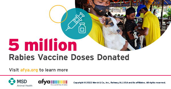 MSD Animal Health Marks Five Million Doses of Donated Rabies Vaccine ...
